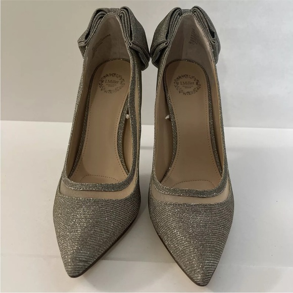 I. Miller | Shoes | Imiller Beautiful Silver Gold Sparkly With Bow ...